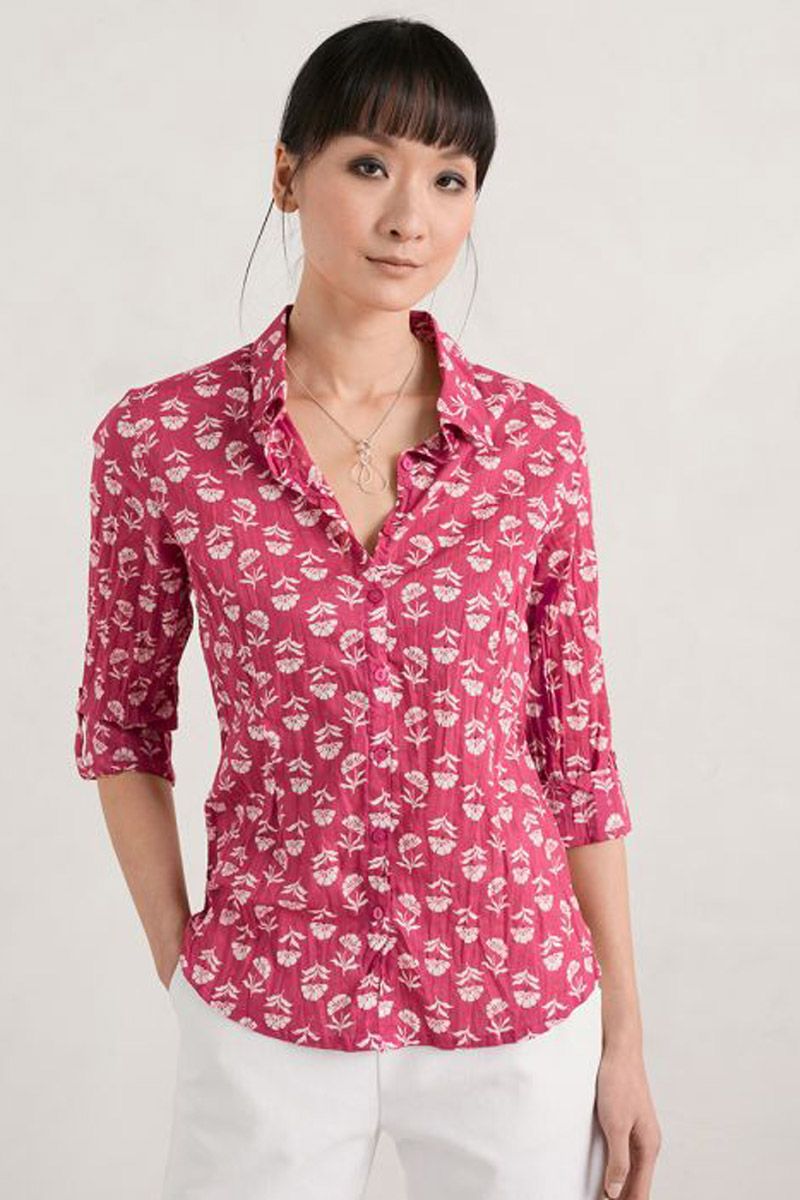 Reads Online Seasalt Larissa Sea Fan Maple Strand Shirt In Red